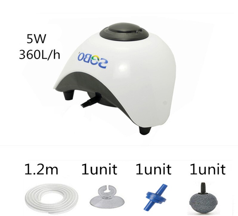 Super Quiet Aquarium Air Pump,10W 2Outlets regulat... – Vicedeal