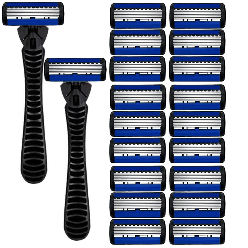 6-Layer Razor Head Manual Shaver , Stainless Steel... – Grandado