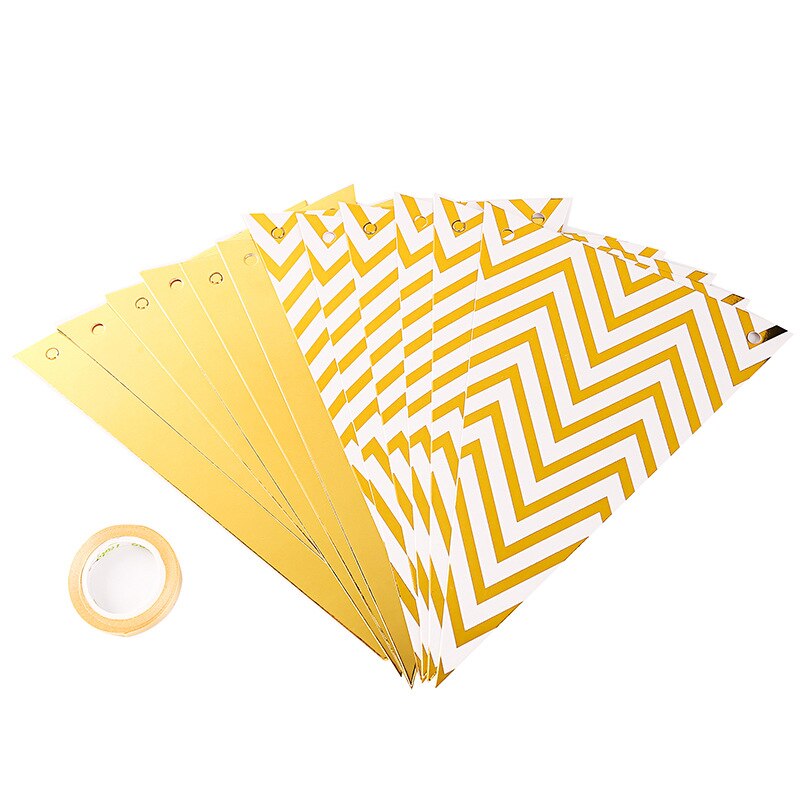 12pcs Colorful Triangle Flag Banners for Party Nic... – Vicedeal