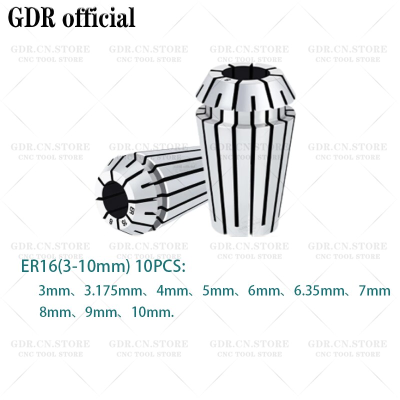 GDR ER16 collet UP ER Collet Chuck ER16 Collet 1mm... – Grandado