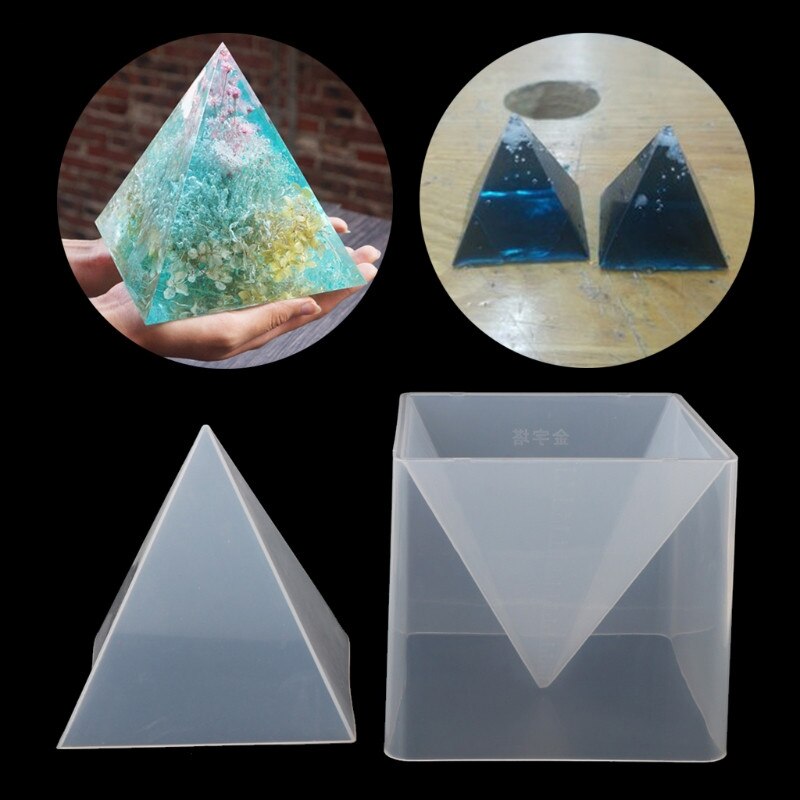 Super Pyramid Silicone Mould Resin Craft Jewelry C... – Grandado