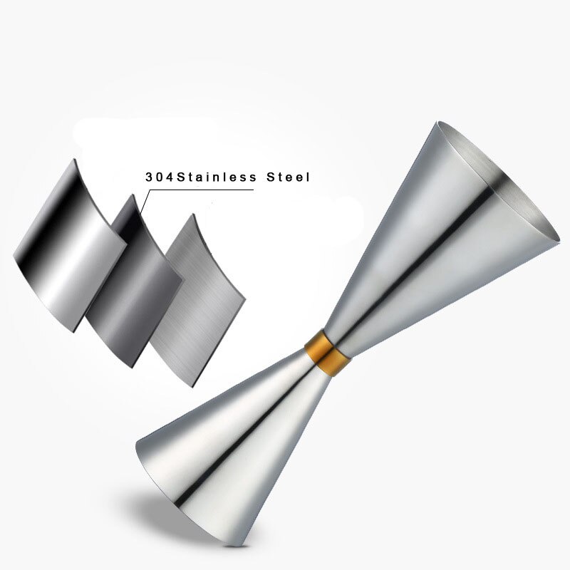 30/60ml Dual Shot Drink Spirit Measure Jigger Cock... – Vicedeal