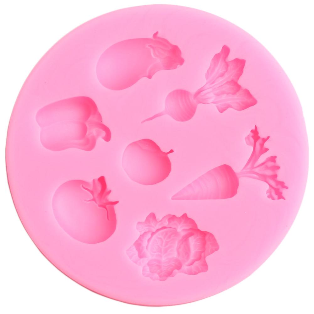 3D Vegetables Silicone Mold Tomato Eggplant Fondan... – Grandado