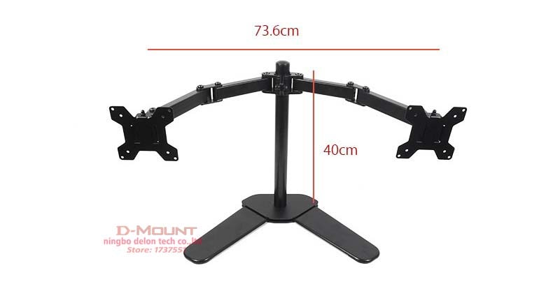 DL-MS01 Desktop Stand Full Motion 360 Degree Dual ... – Grandado