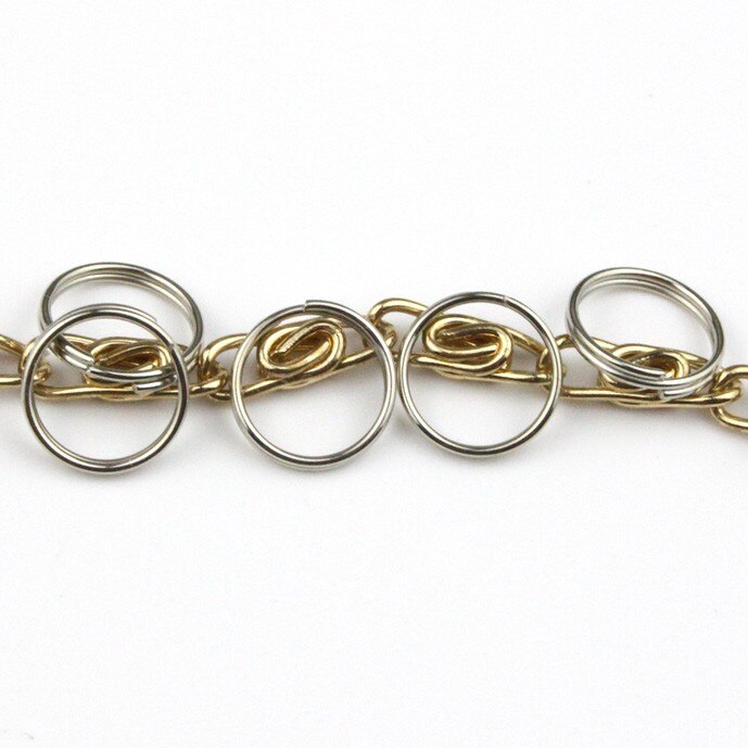 100pcs Pack 3/8''(10mm) Split Rings Nickel O Ring ... – Grandado