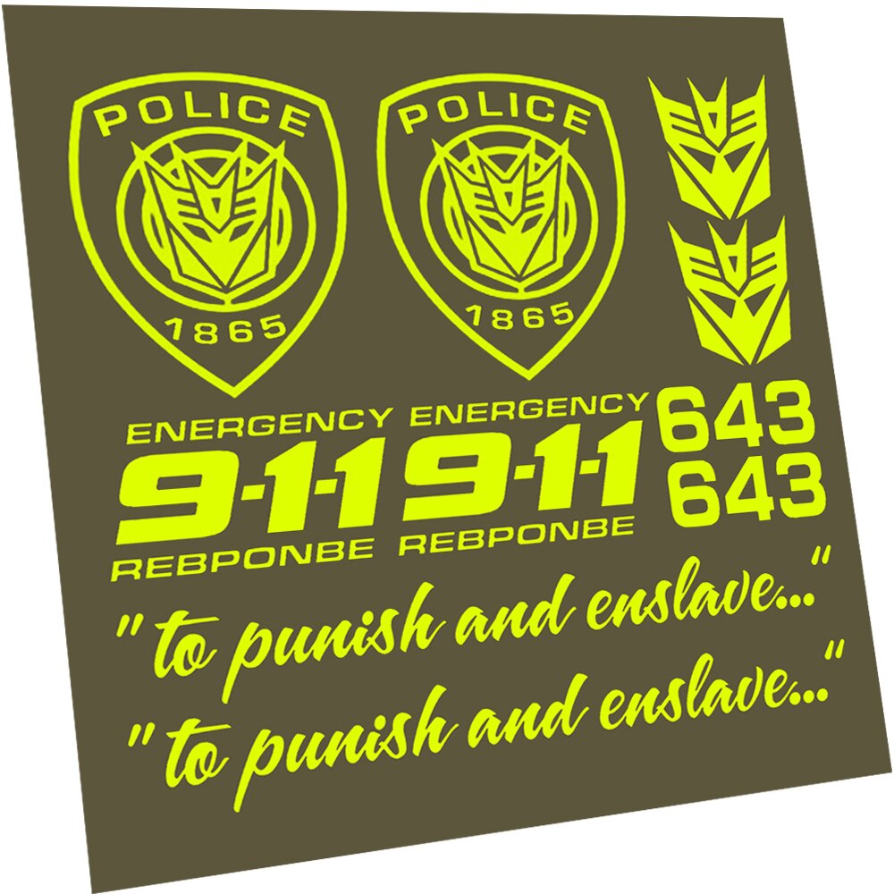 Kit For Police Decepticon/Transformers Decepticon ... – Grandado