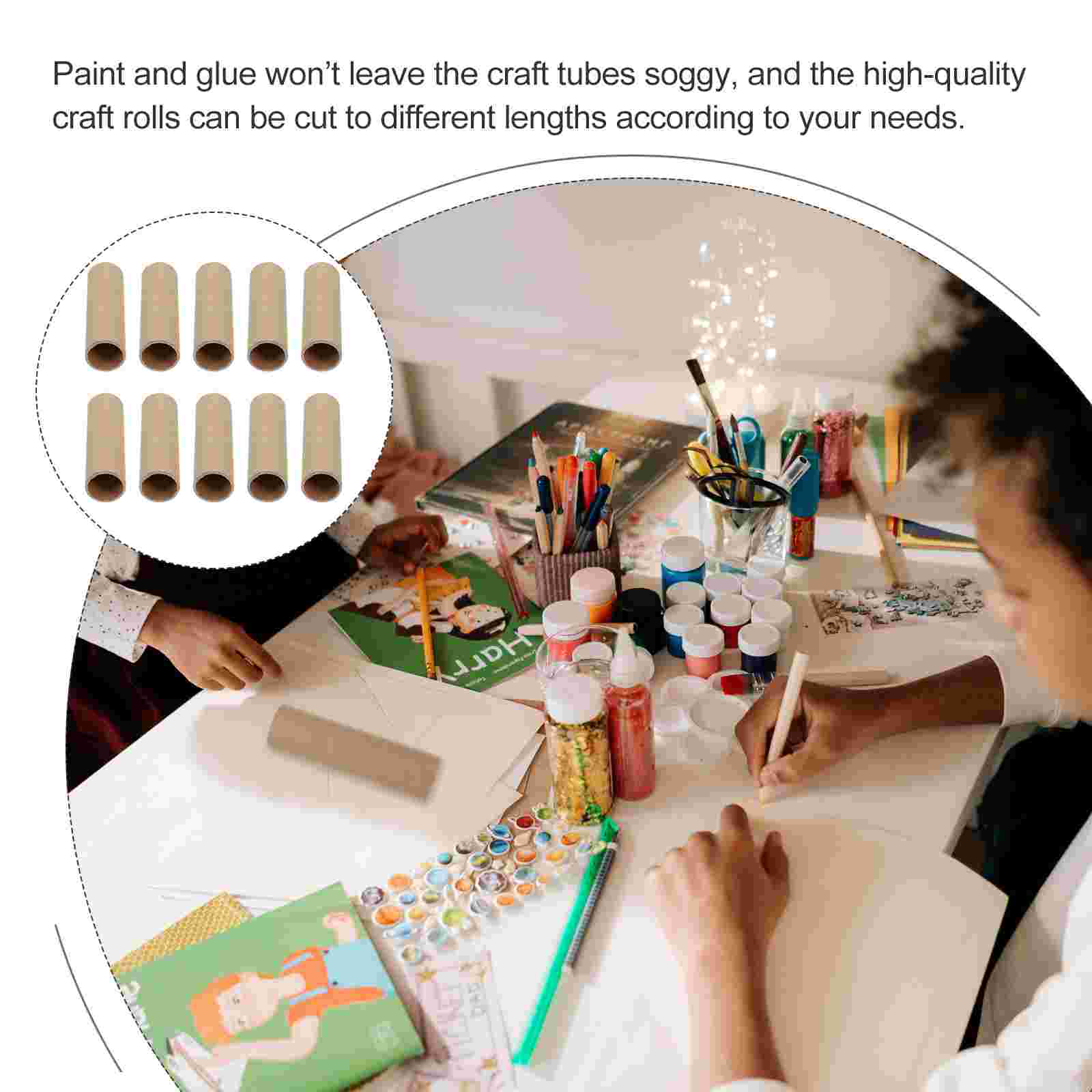 15pcs Round Paper Tubes Paper Rolls Poster Tubes C... – Grandado