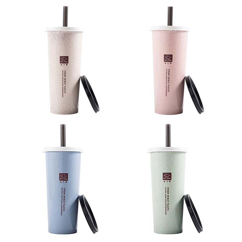 Student Eenvoudige Hand Tarwe Stro Drinkbekers Met... – Grandado