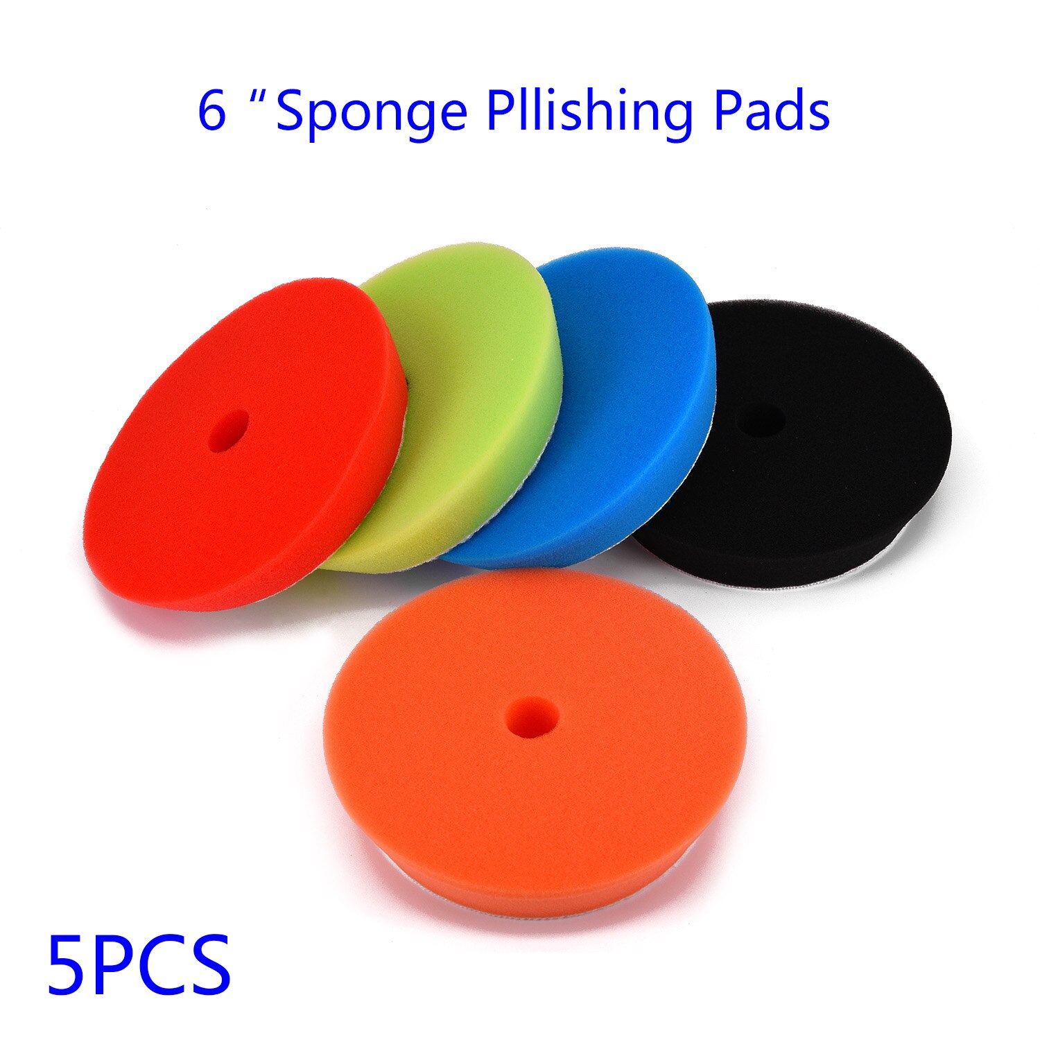Polisher Buffing Pads Foam 6 Inch Sanding Waxing P... – Grandado