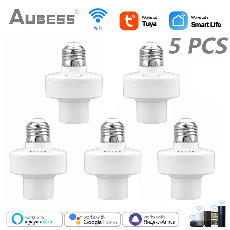 E27 WiFi Smart Lamp Holders Base Tuya/Smart Life C... – Grandado