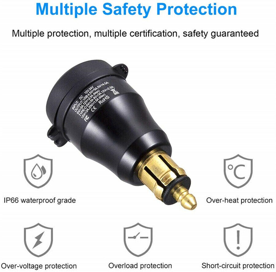 Aluminum Adapter Black Waterproof Type C USB Fast ... – Vicedeal