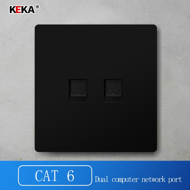 KEKA 86 Standard Computer Socket PC Panel CAT5 CAT... – Grandado