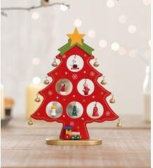 Mini julgran liten prydnad målad julgran leksak sn... – Vicedeal