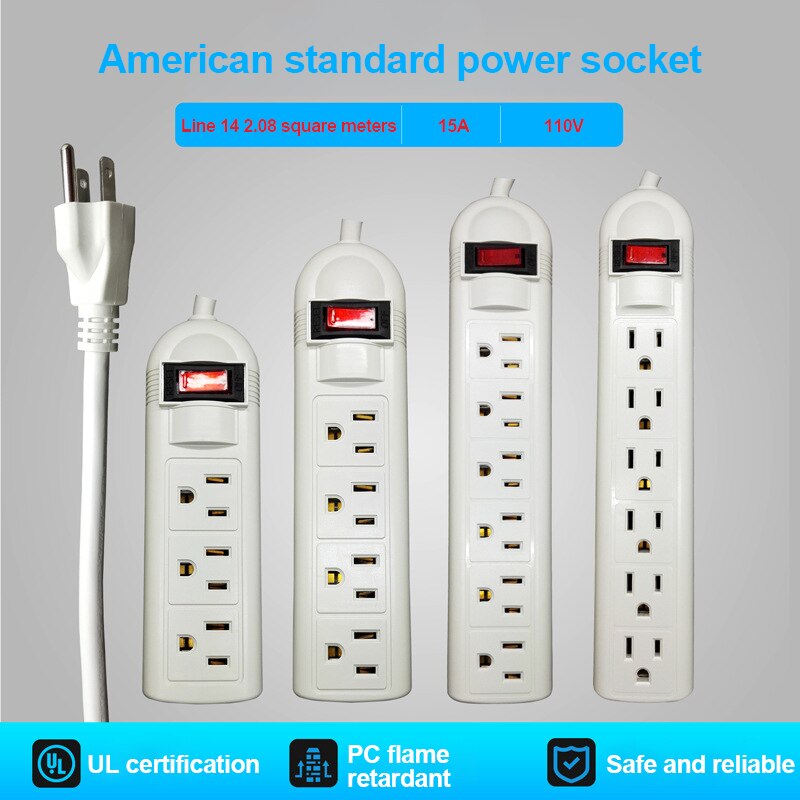 Wall Mounted USB Power Strip Surge Protector with ... – Grandado
