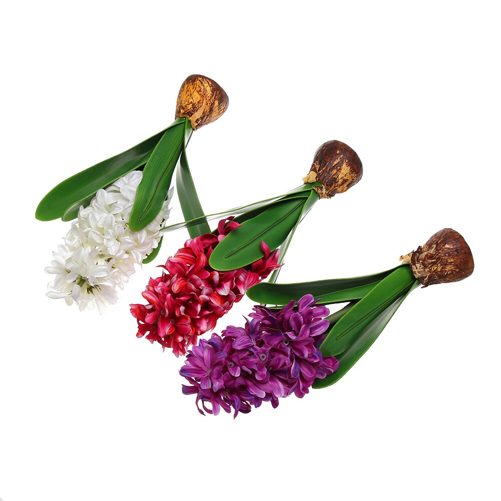 1PC Artificial Flower Hyacinth With Bulbs Ceramics... – Grandado
