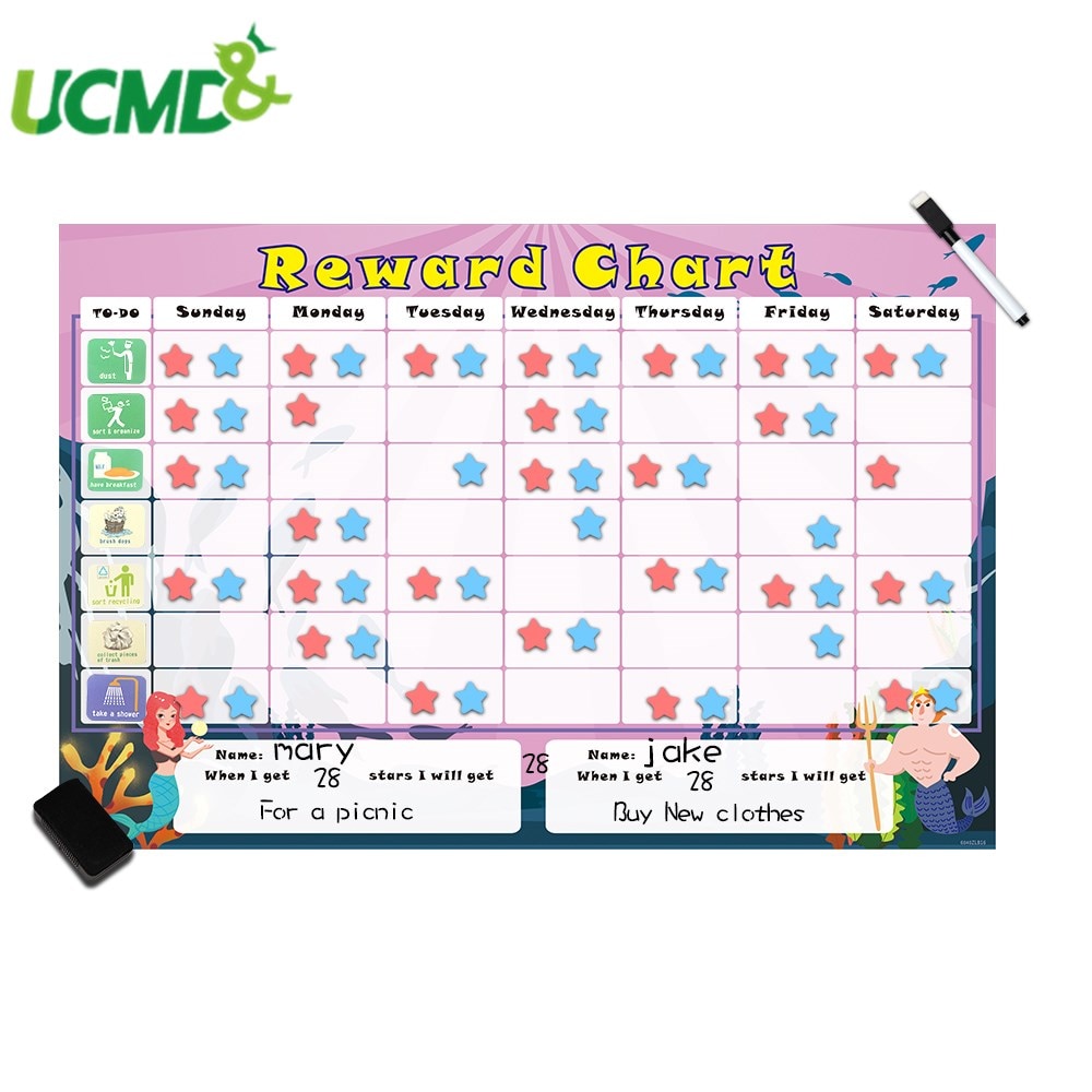 Magnetic Responsibility Good Behavior Reward Chart... – Grandado