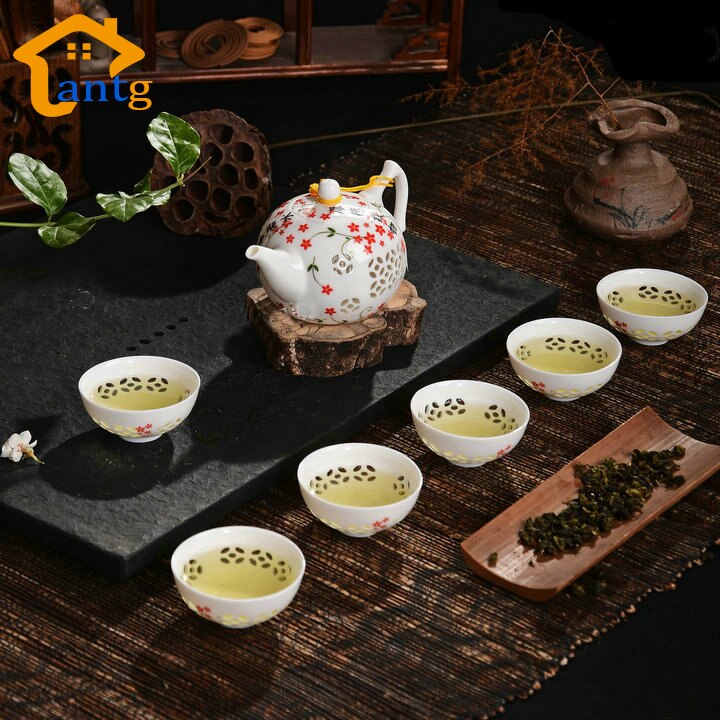 Arrivals Exquisite Tea Service,Drinkware 7pcs Bone... – Vicedeal