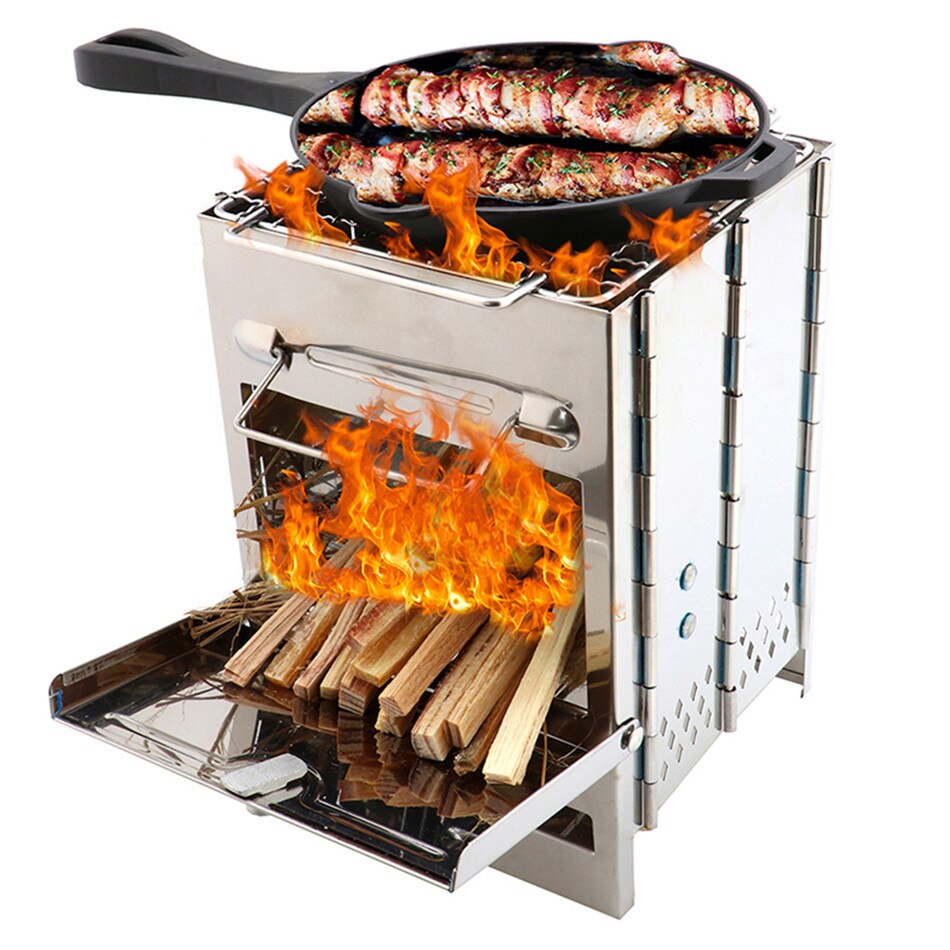 Outdoor Grill Mini Charcoal Stove Folding Grill Ou... – Vicedeal