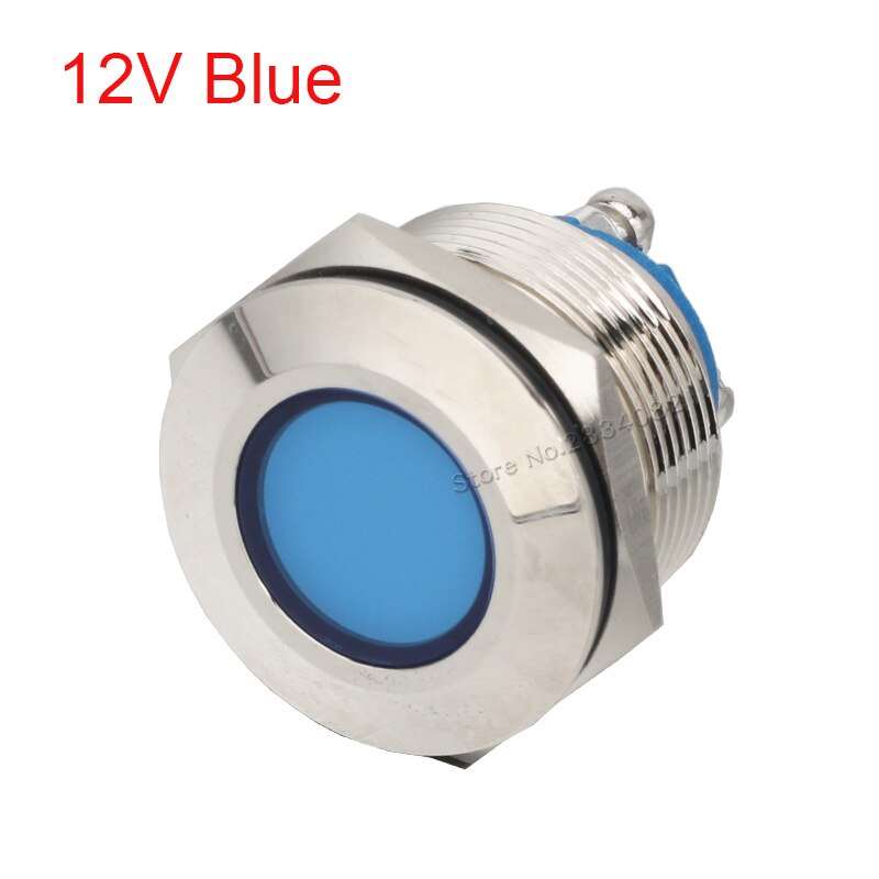 22mm Indicator Light LED Signal Lamp Metal 6V 12V ... – Vicedeal