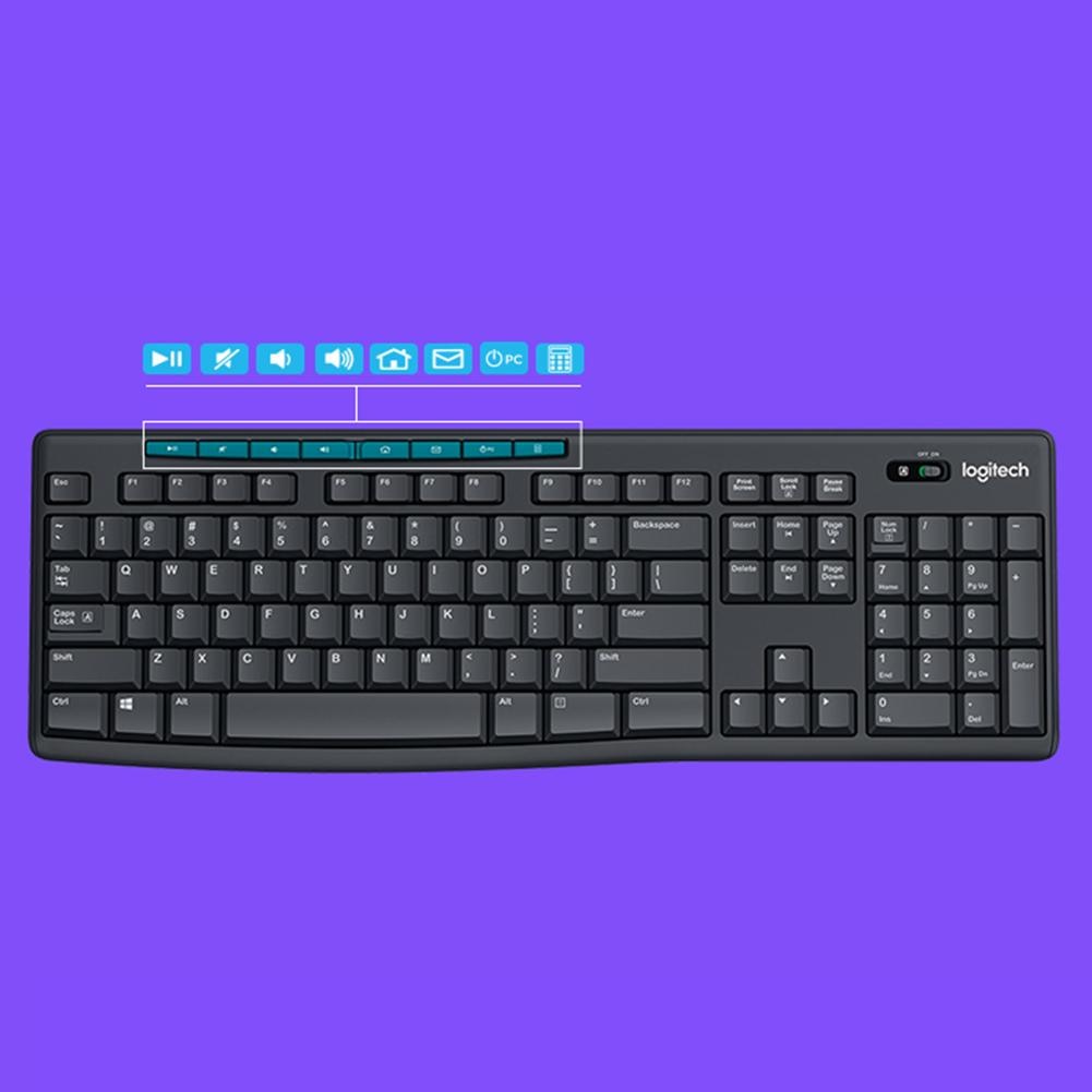 Logitech MK275 USB Wireless Keyboard 1000 DPI Opti... – Vicedeal