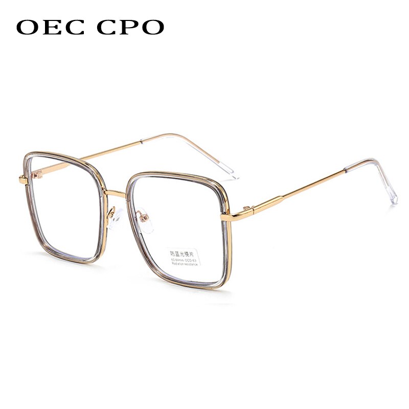 OEC CPO Metal Optical Anti Blue Light Glasses Fram... – Vicedeal