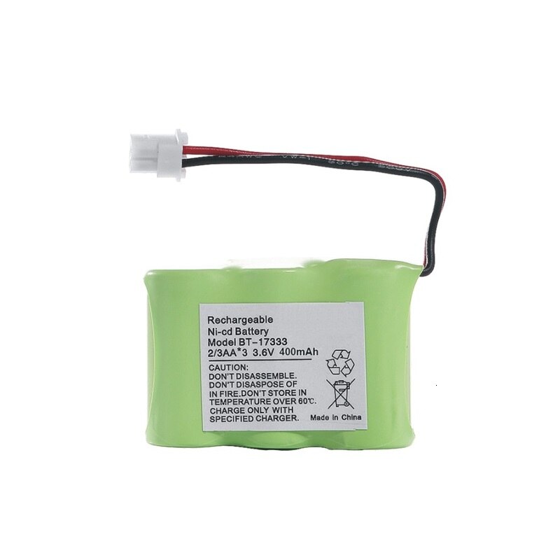 BT-17333 3.6V 400mAh 2/3 AA Ni-CD Battery Home Cel... – Vicedeal