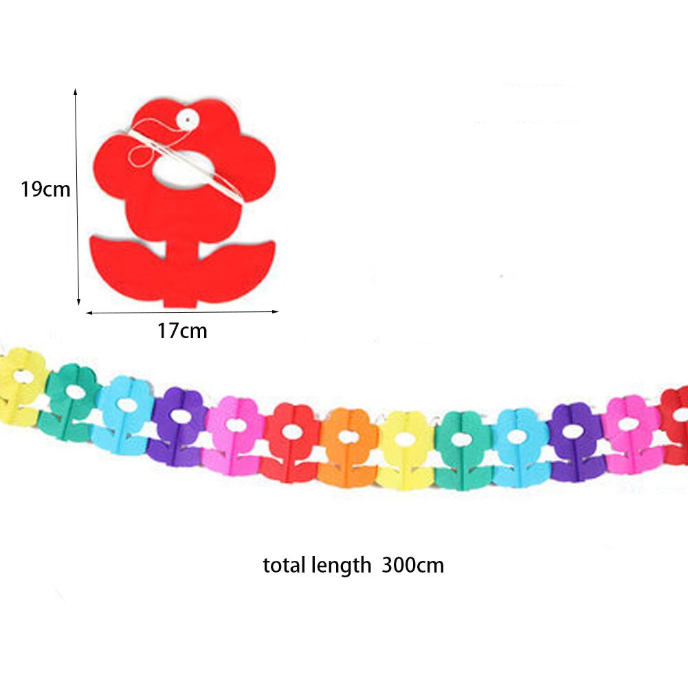 1pc 3Meter Paper Garland Pull Flower Party Streame... – Grandado