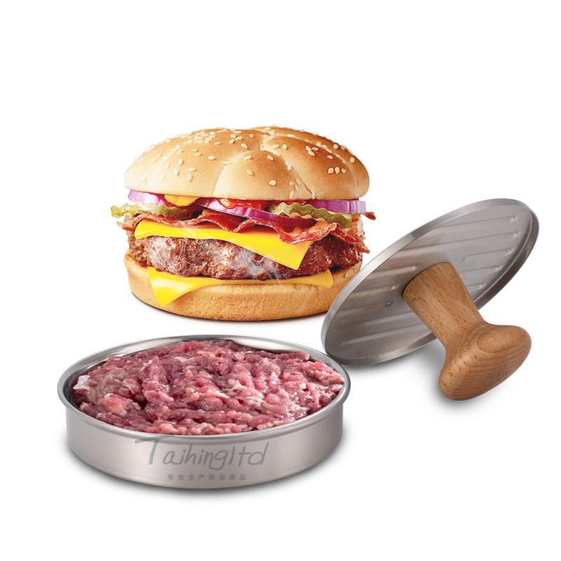 Burger press 5 inch meat patties mold burger press... – Vicedeal