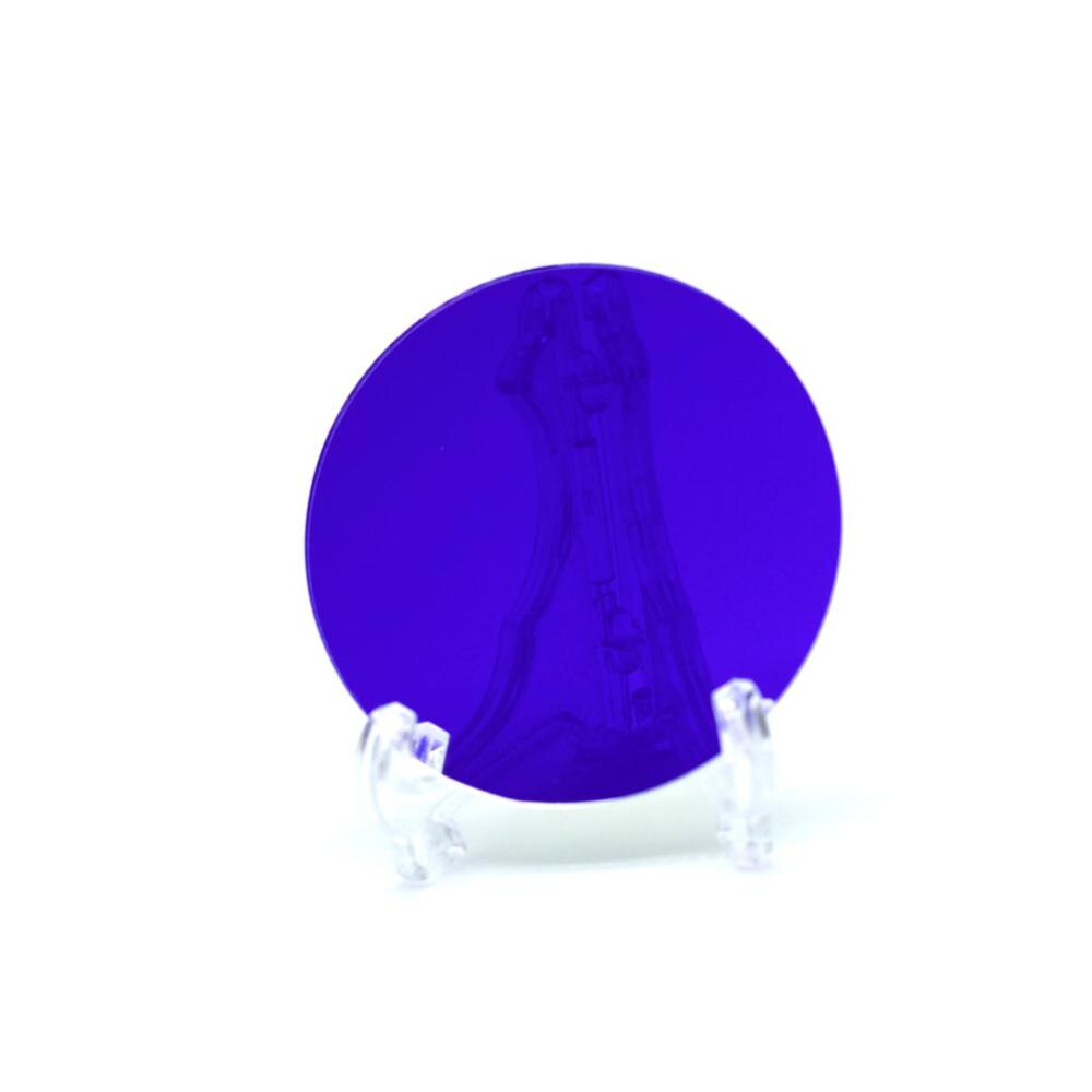 diameter 35mm and 1.5mm thick ZB2 BG3 violet purple glass bandpass ...