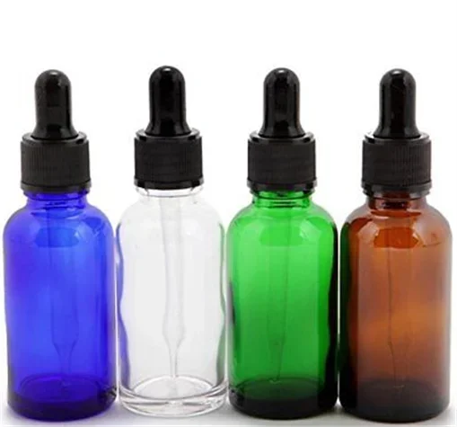 2pcs 5ml-50ml Amber Dropper Bottles Glass Essentia... – Grandado