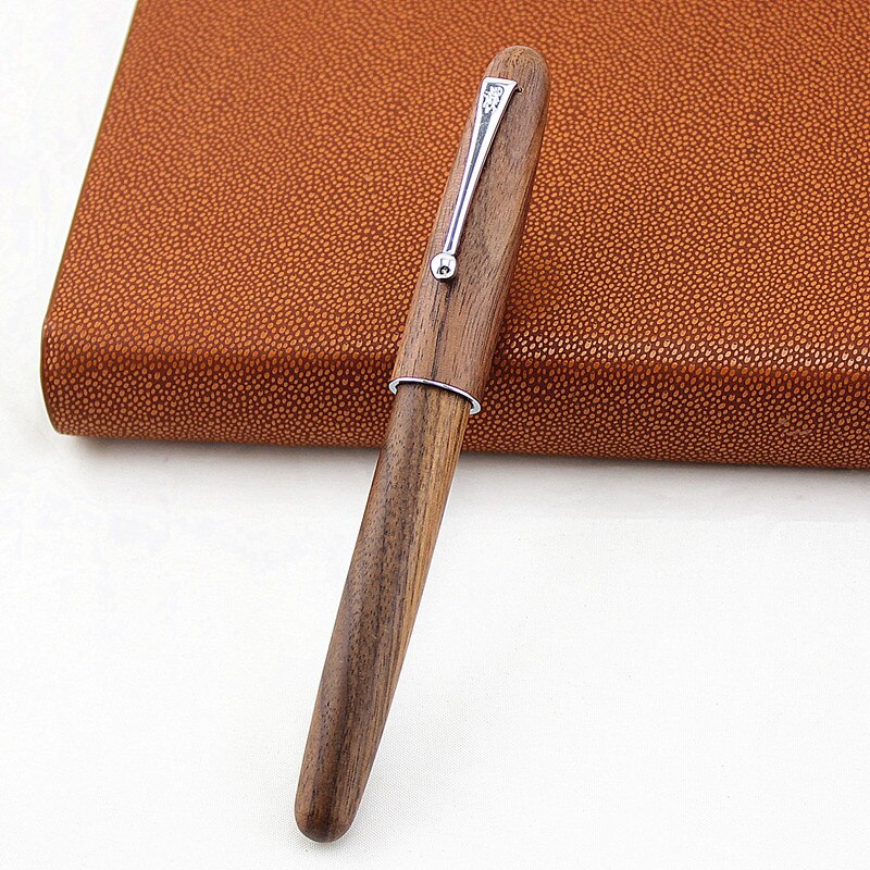 jinhao Natural Wood Fountain Pen Handmade Full Woo... – Grandado