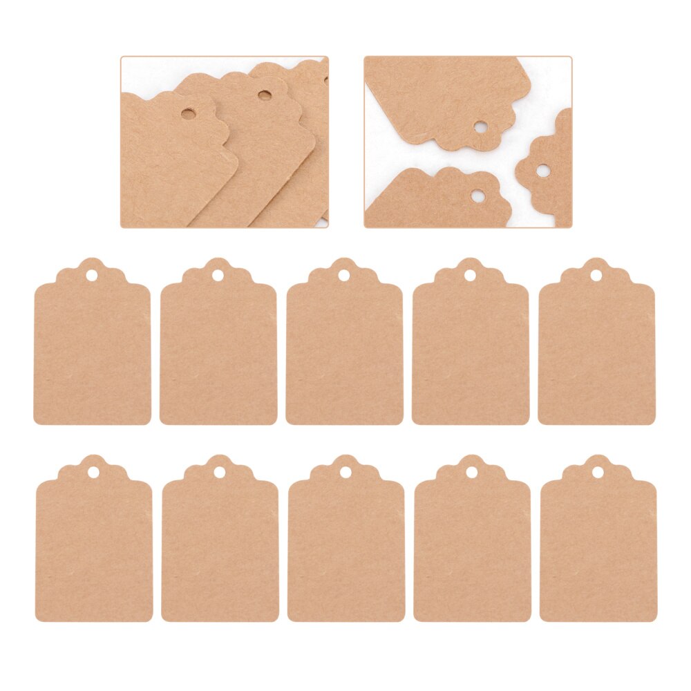 1000 Pcs Plain Kraft Paper Tag Name Tag Price Tag ... – Grandado