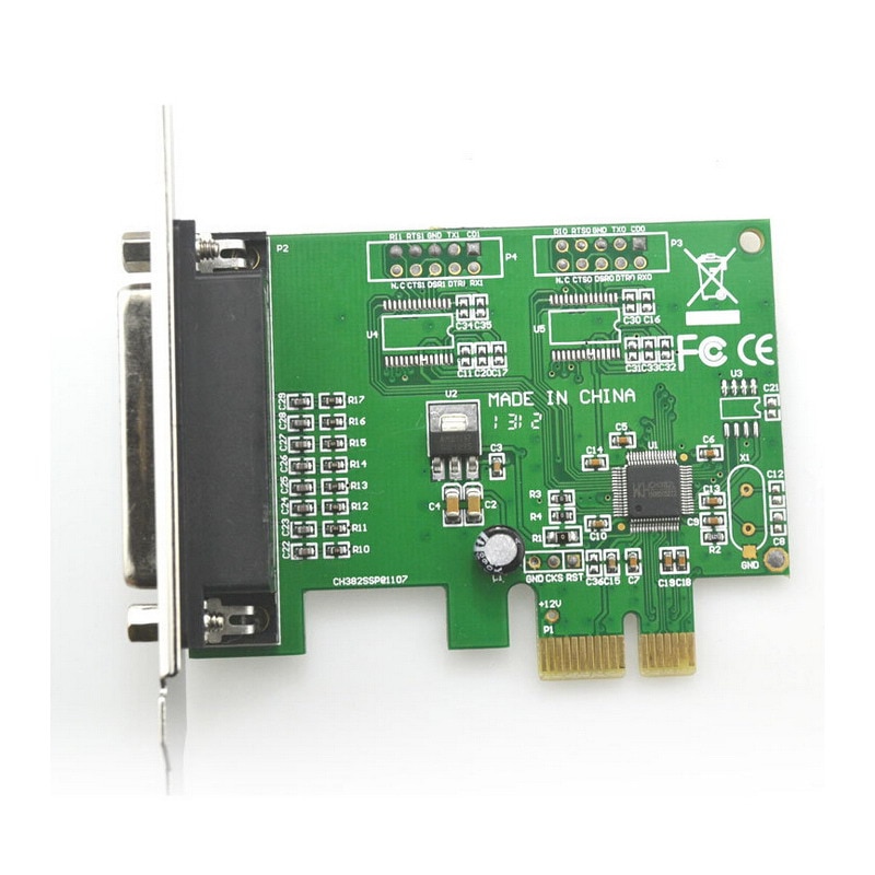 Printer DB25 Parallel Port LPT to PCI-E PCI Expres... – Grandado