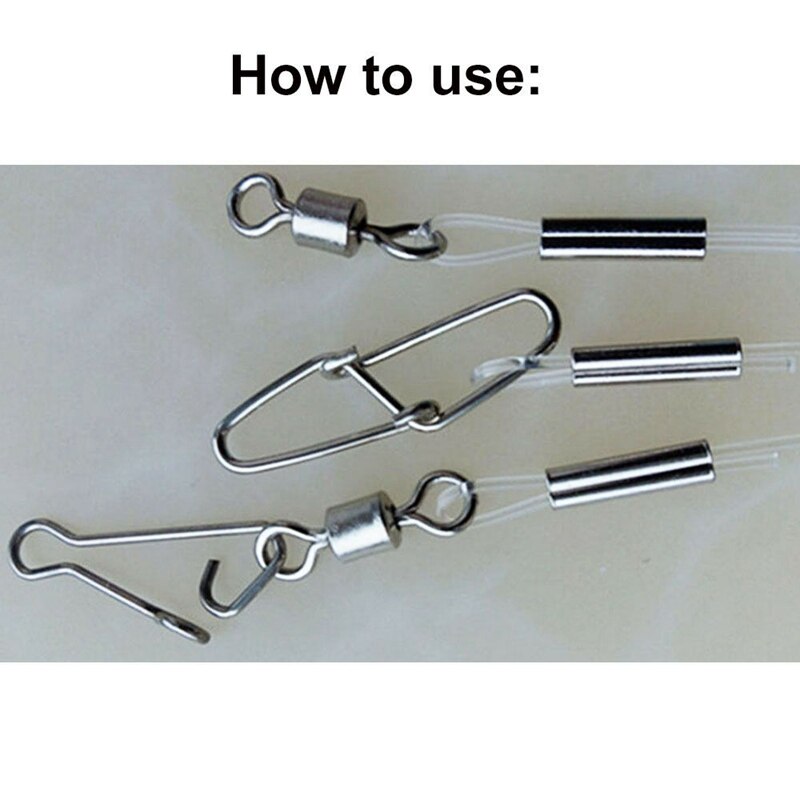 500Pcs Aluminum Crimping Loop Sleeve Double Barrel... – Vicedeal