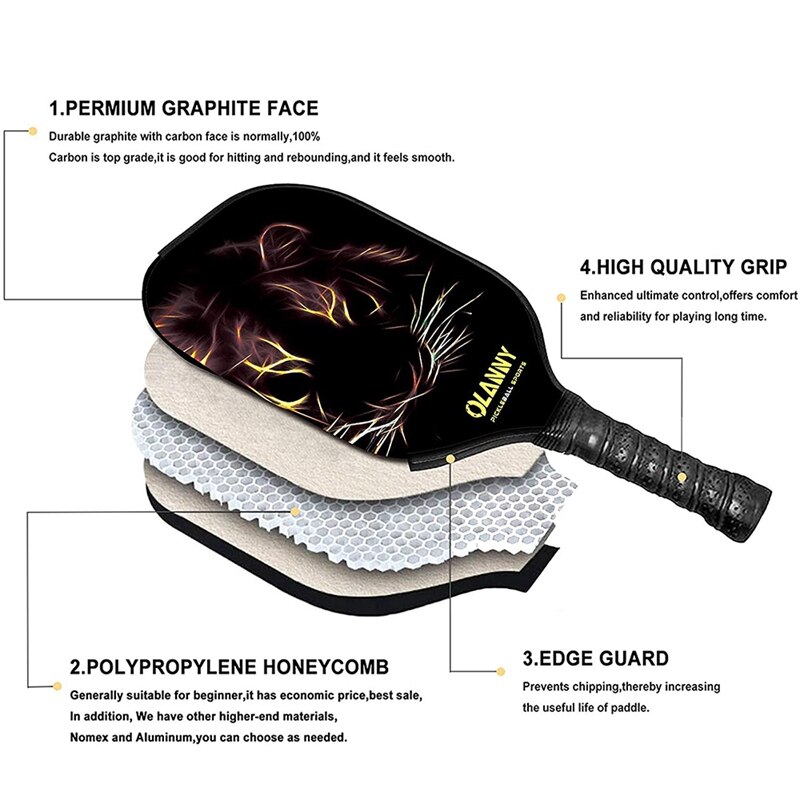 Pickleball Paddles Set, Lightweight Pickleball Rac... – Vicedeal