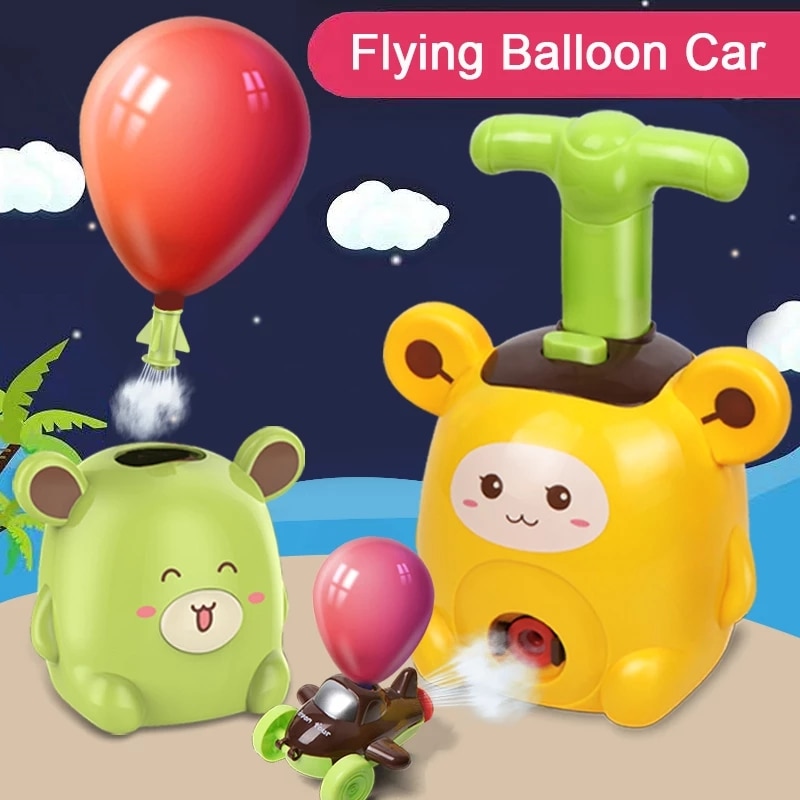 Inertia Power Rocket Balloon Car Toy Puzzle Fun Ed... – Grandado