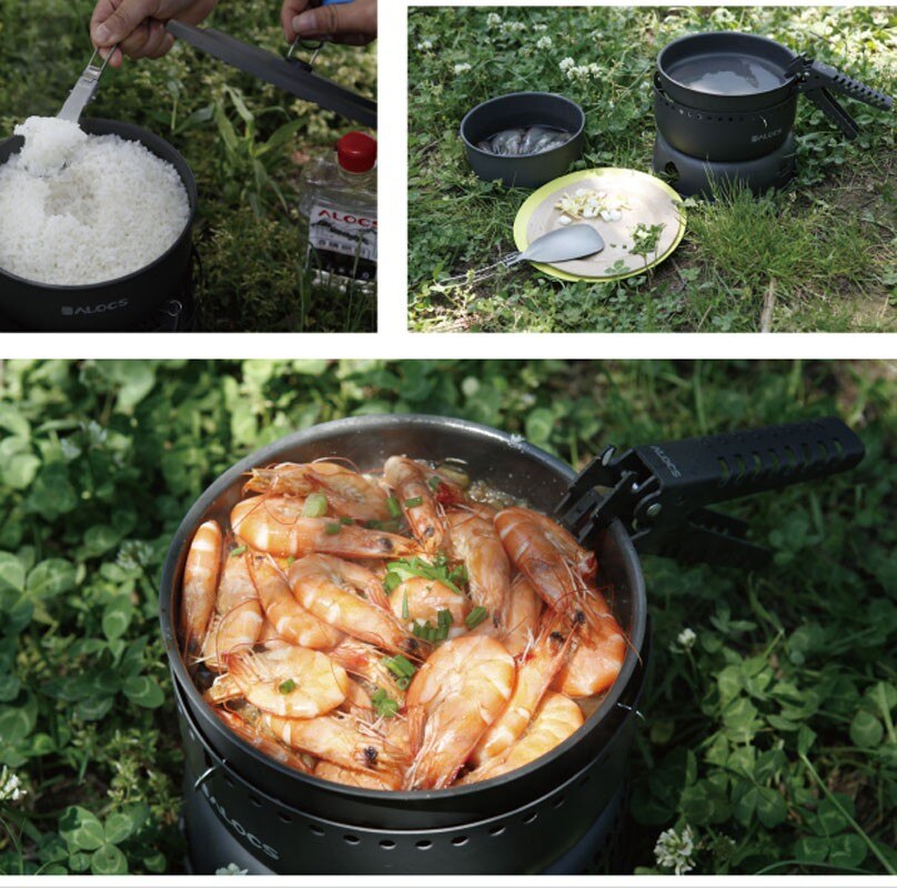 Outdoor Camping Picnic Cookware Pan Bowl Pot Gripp... – Vicedeal