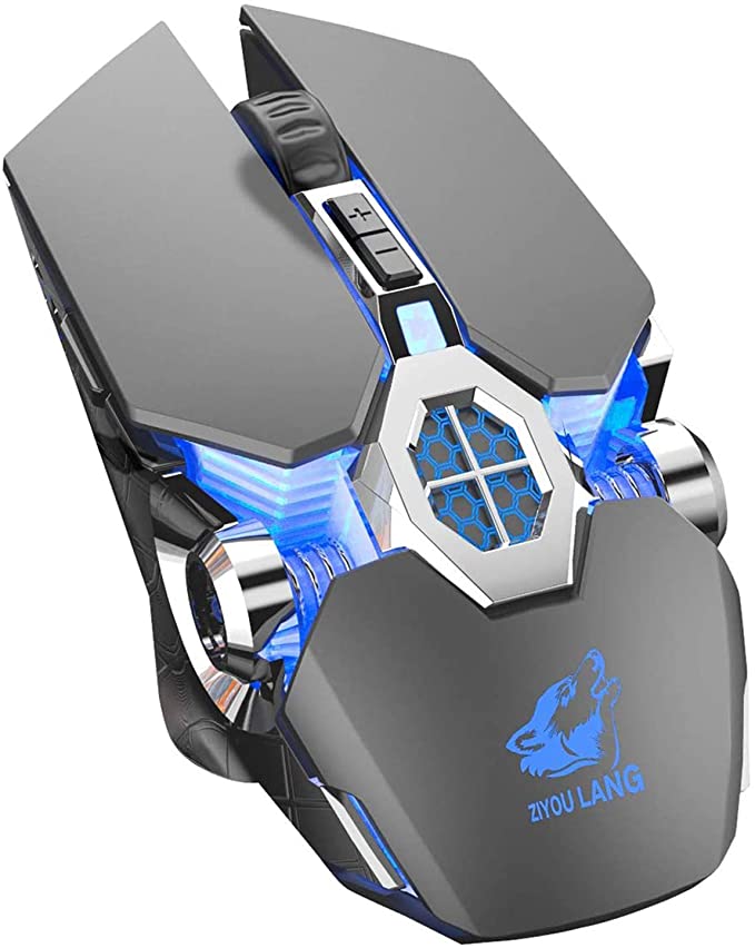 Zienstar Wireless Gaming Mouse Rechargeable Silent... – Vicedeal