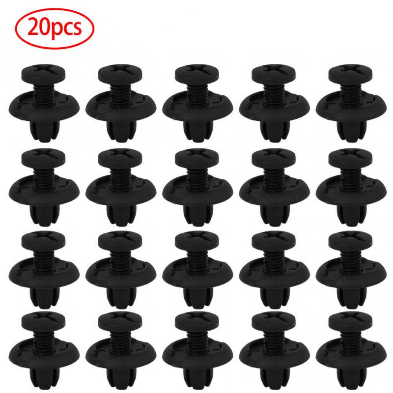 20 Stuks Auto Bumper Fastener 8Mm Gat Klinknagel R... – Vicedeal
