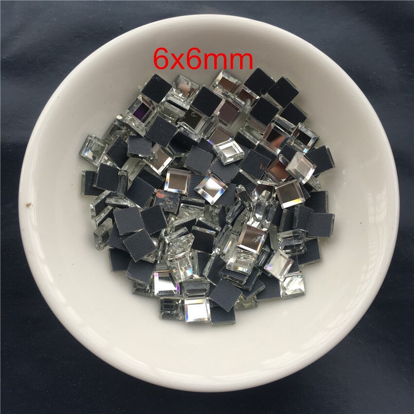 Big Crystal Clear HotFix FlatBack Rhinestones glas... – Grandado