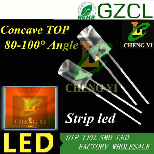 Blue DIP LED 5mm strip led 465-475nm flat top Conc... – Grandado