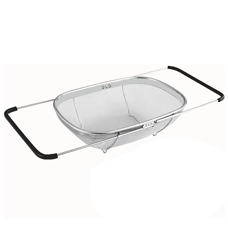 Colander Stainless Steel Oval Colander with Fine M... – Grandado