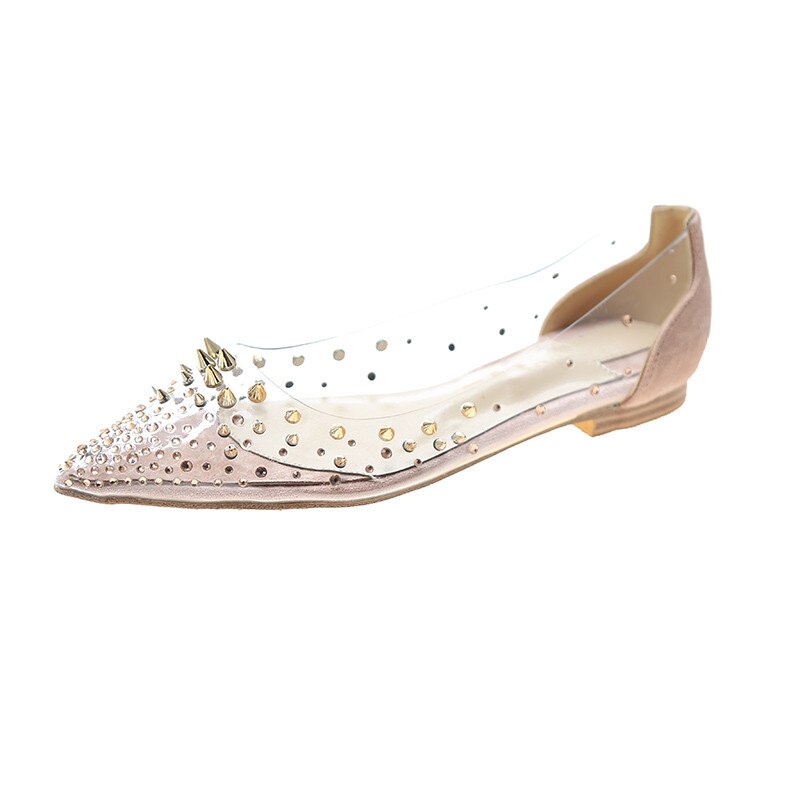 Spring/Summer Women Flats Shoes PVC Transparent Fl... – Vicedeal