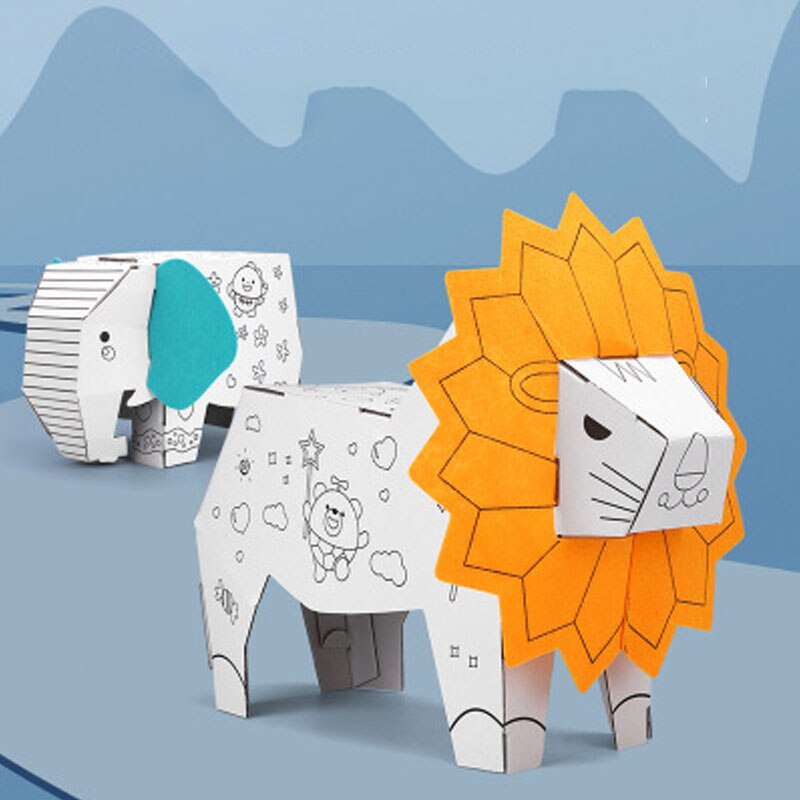 Children Toys DIY Kit Hand-Painted Graffiti Assemb... – Grandado