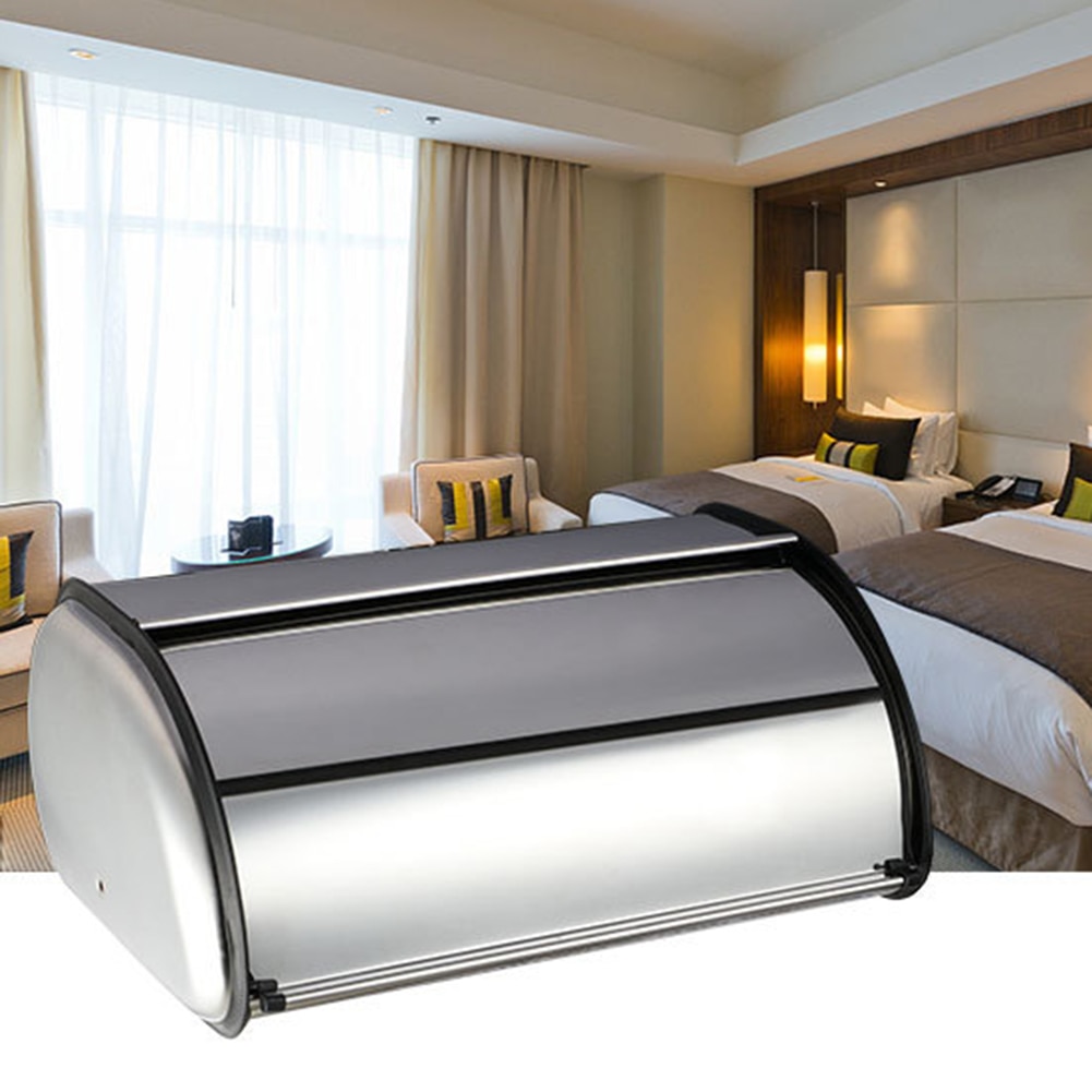Home Hotel Kitchen Large Stainless Steel Bread Sto... – Grandado