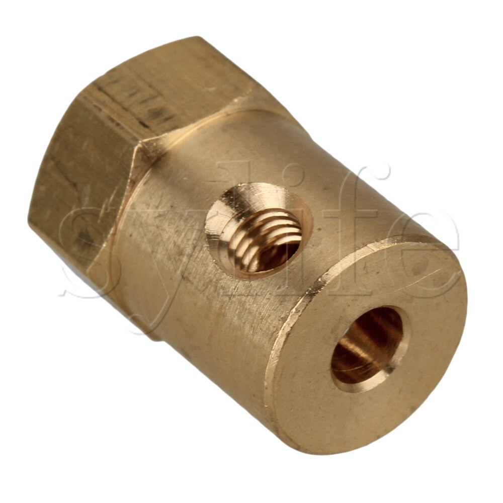 Golden Tone 4mm Brass Shaft Motor Flexible Couplin... – Grandado