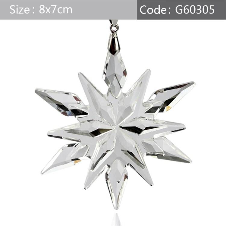 Car Pendant Crystal Large Snowflakes Ornaments Sno... – Grandado