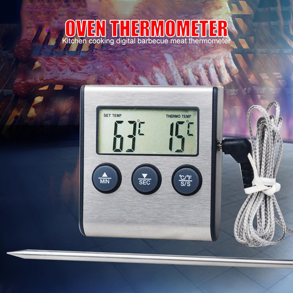 Digital Oven Food Thermometer Stainless Steel BBQ ... – Grandado