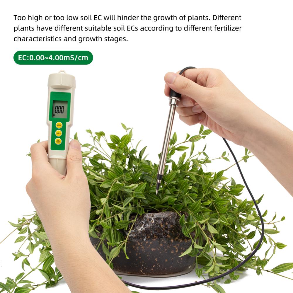 3 in 1 Soil EC/TDS/CF Tester Probe For All Soil Ga... – Grandado