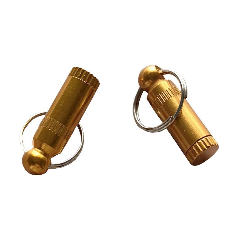 Pet ID Barrel Tag Address Name Label Tube Key Ring... – Grandado